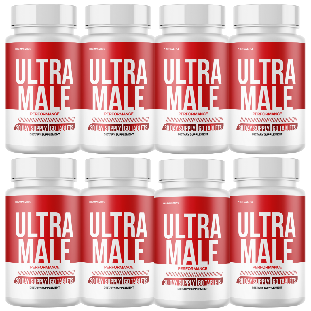 Ultra Male Capsules UltraMale Vitality Supplement Men - 8 Bottles ...