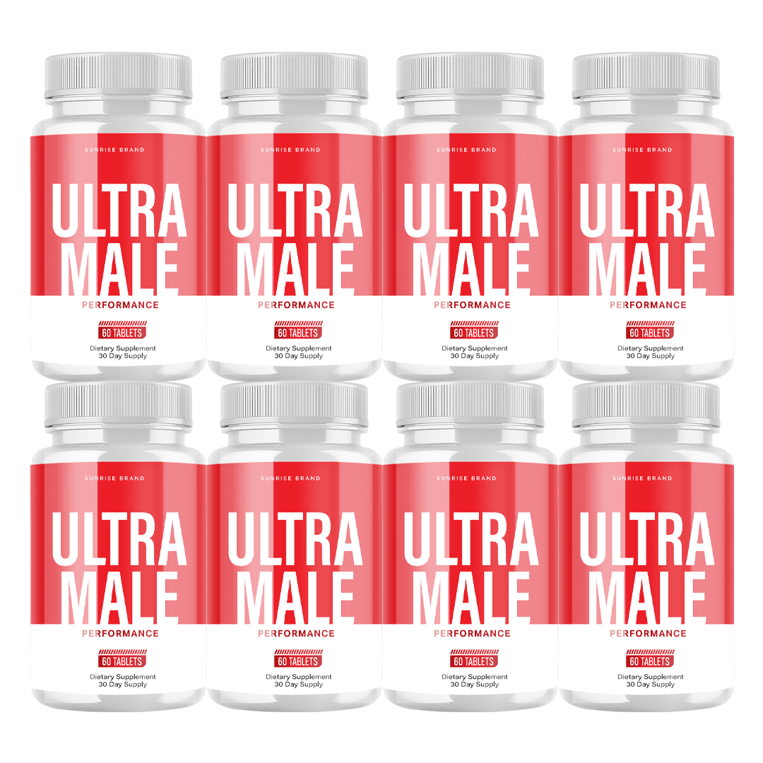 Ultra Male Capsules, UltraMale Vitality Supplement Men - 8 Pack ...