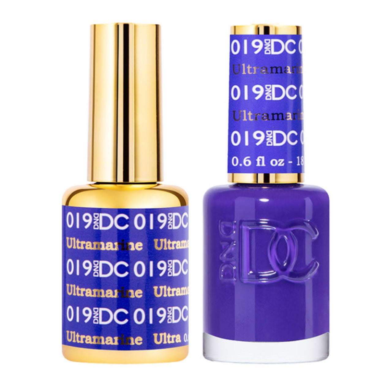 Ultra Marine #019 & Matching Polish Set - DND Gel & Lacquer - Walmart.com