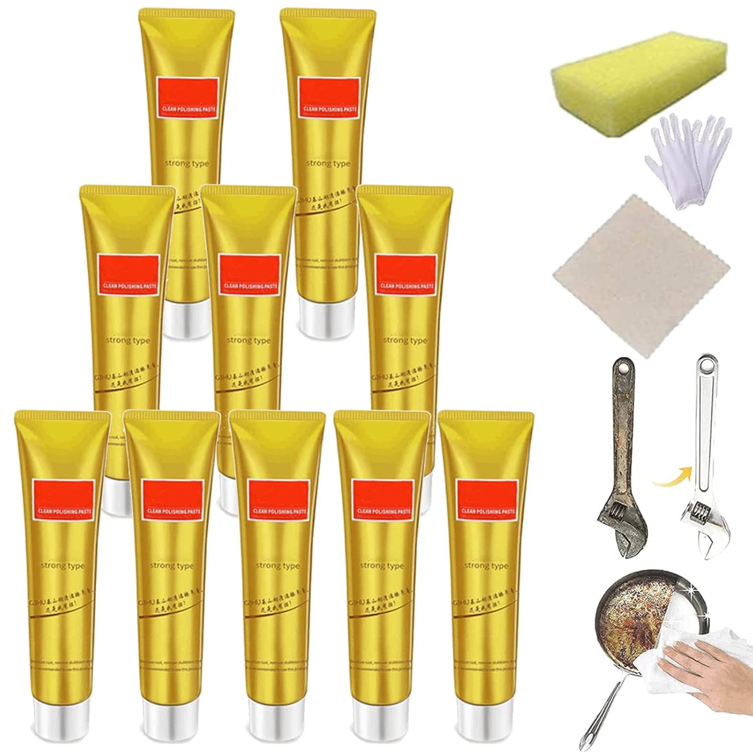 Ultra Metal Polishing Paste - Ultimate Metal Polish Cream - Fixini All ...