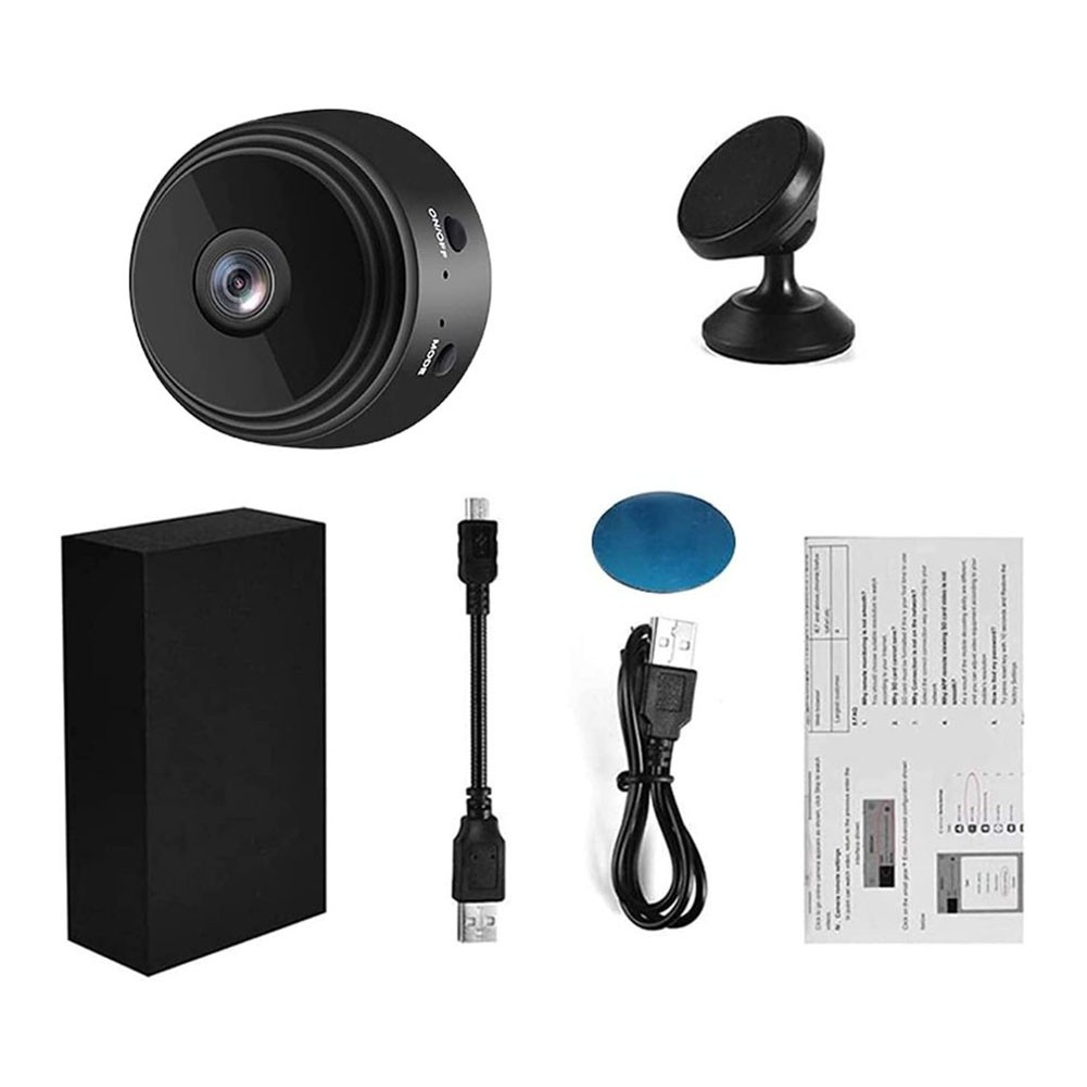 Ultra Mini Camera Wireless 1080P Night Vision Baby Monitor with ...