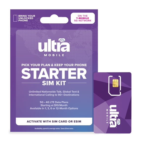 Ultra Mobile Starter SIM Kit - Walmart.com
