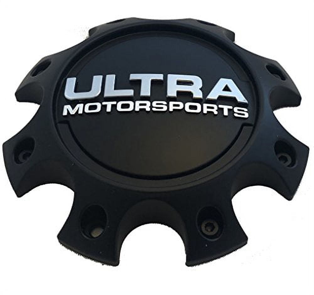Ultra Motorsports Matte Black Front Dually Wheel Center Cap (Qty 1) Pn ...
