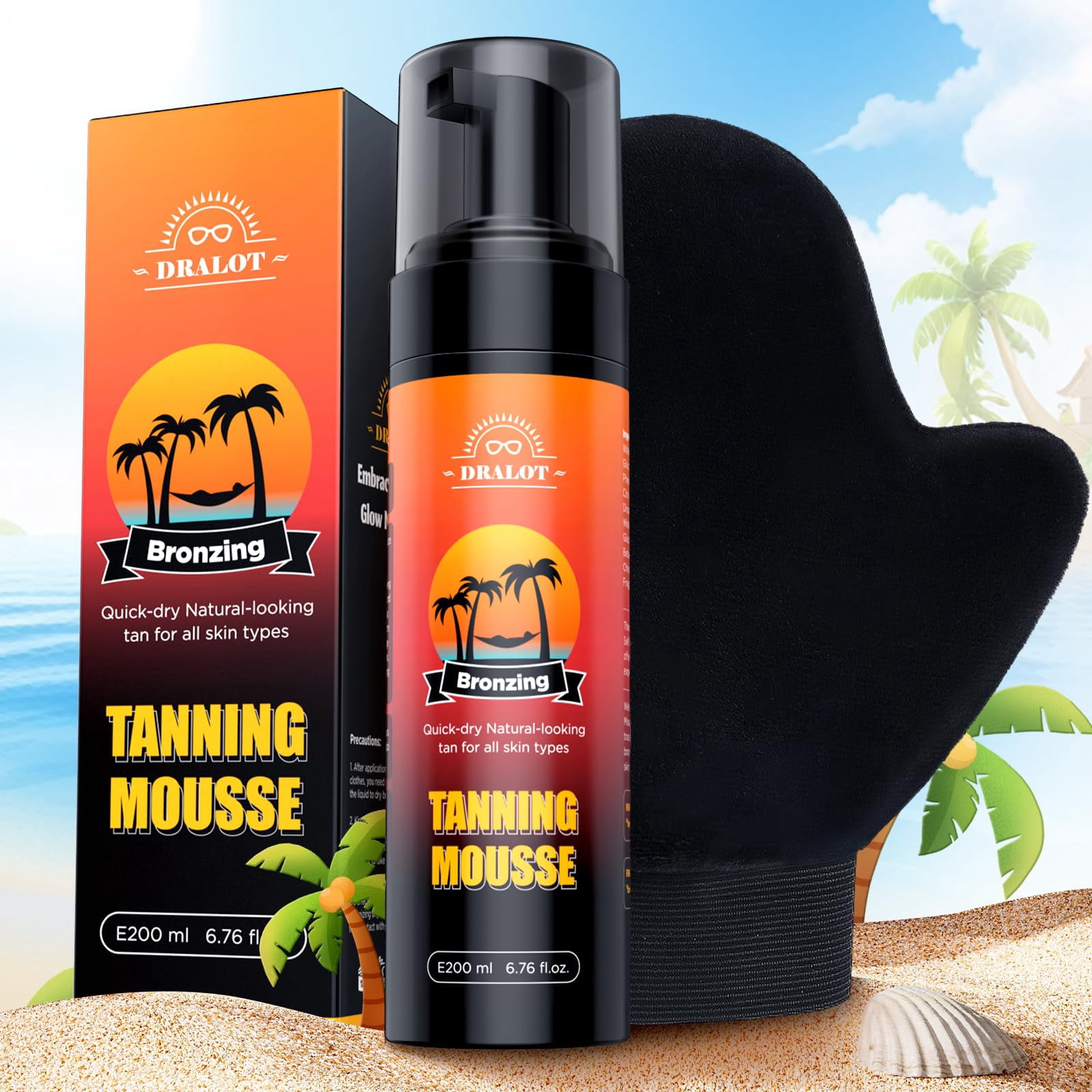 Ultra Natural Bronze Self BCA3 Tanner Mousse, Flawless Self Tan Streak ...