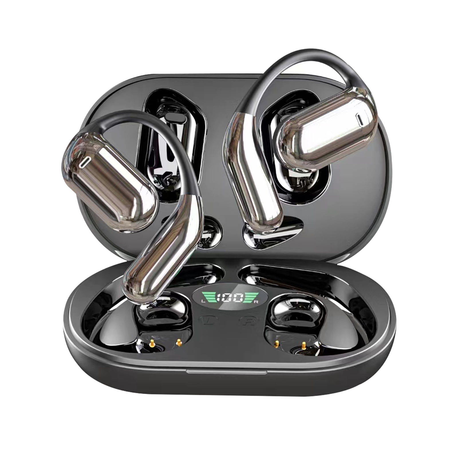 Ultra Open Ear Earbuds-Bone Conduction Earbuds with Wireless Bluetooth ...