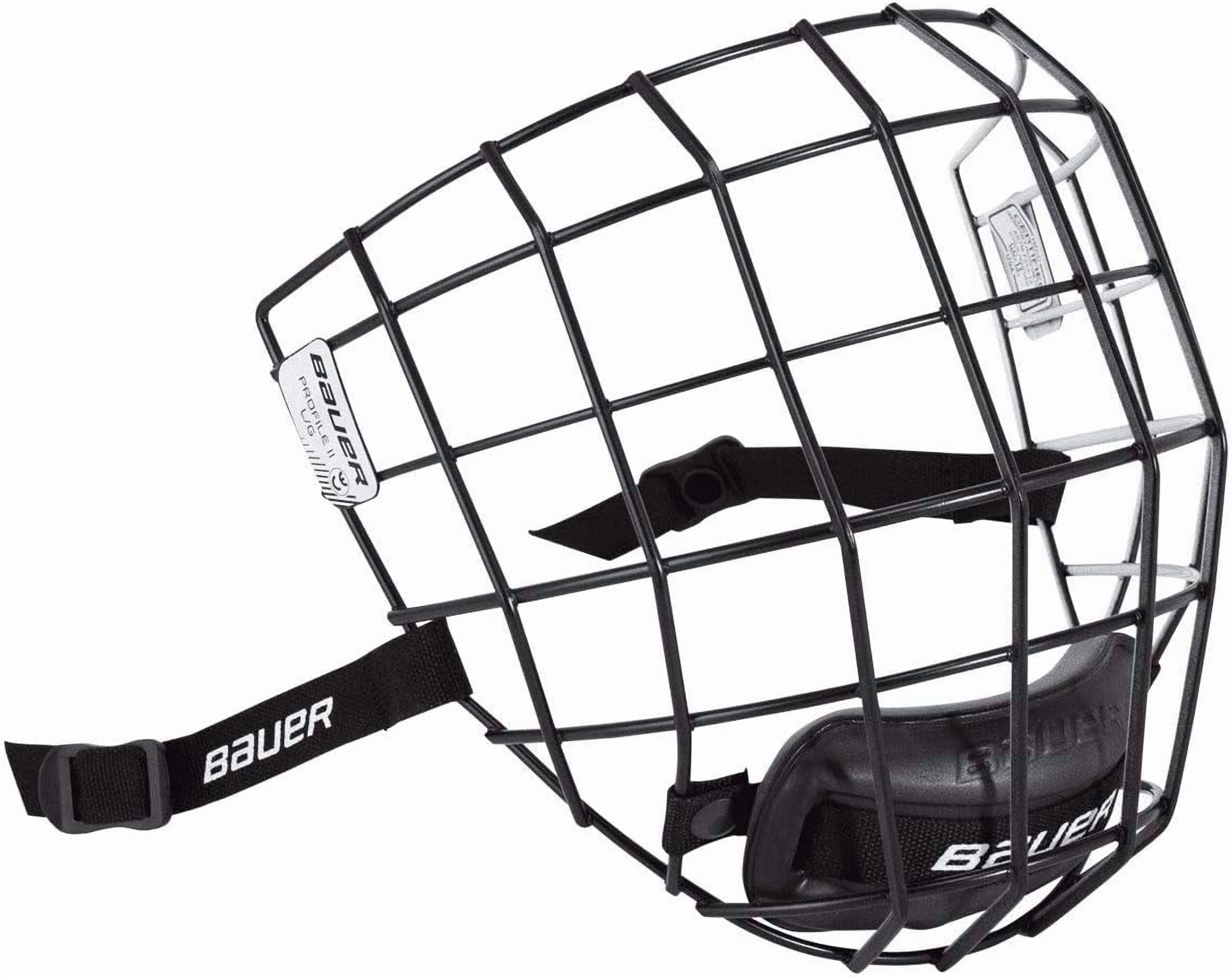 Bauer Profile II Ice Hockey Helmet Face Mask Cage w Mounting Hardware ...