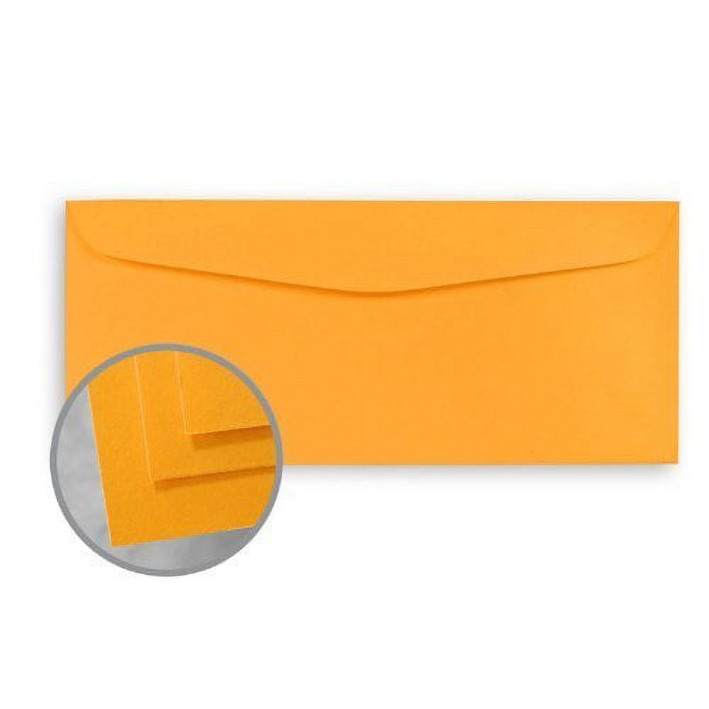 Ultra Orange #10 Business Size Envelopes - 50 Envelopes - Walmart.com