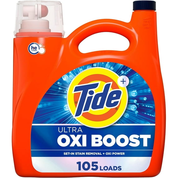 Ultra Oxi Boost Liquid Laundry Detergent, 148 fl oz, 105 Loads ...
