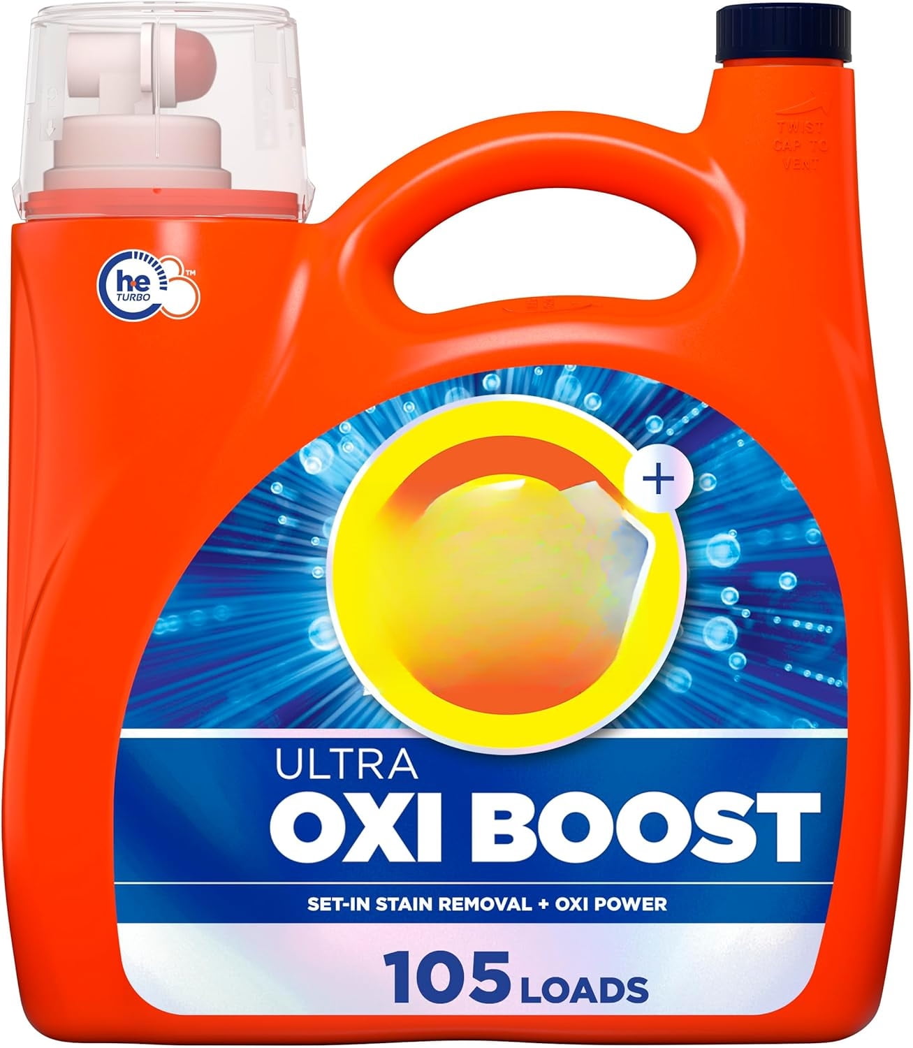 Ultra Oxi Boost Liquid Laundry Detergent, 148 fl oz, 105 Loads ...