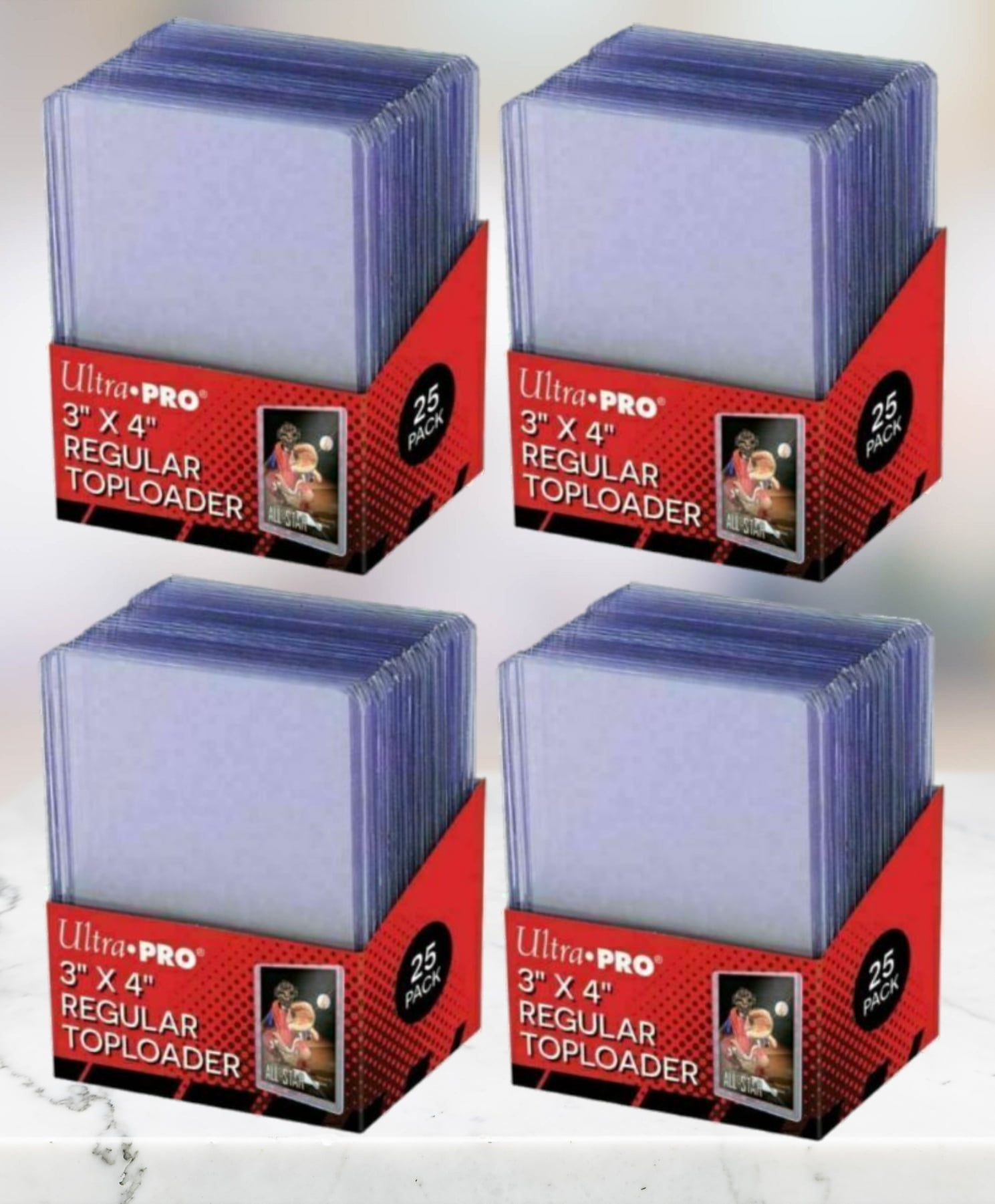 Ultra PRO 3x4 inch Regular Toploader - 100 Pack - Walmart.com