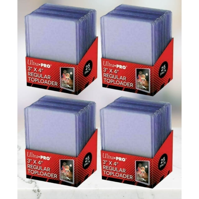 Ultra PRO 3x4 inch Regular Toploader - 100 Pack - Walmart.com