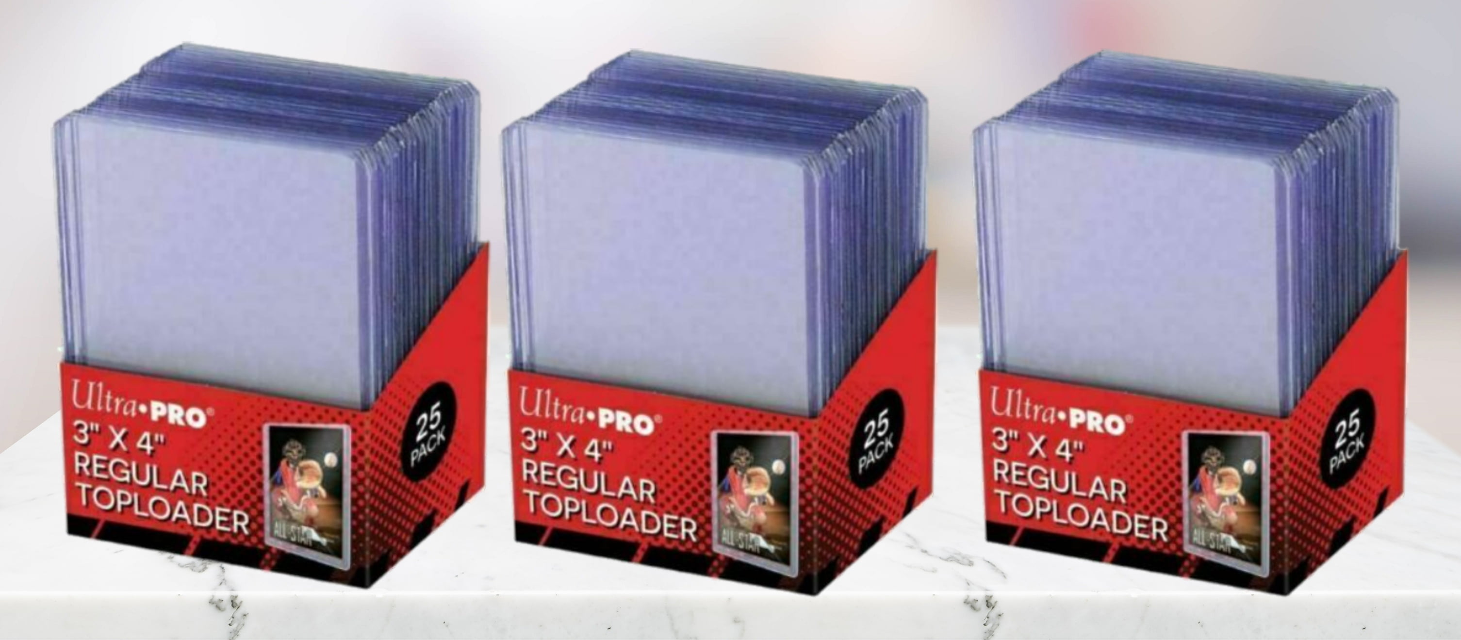 Ultra PRO 3x4 inch Regular Toploader - 75 Pack - Walmart.com