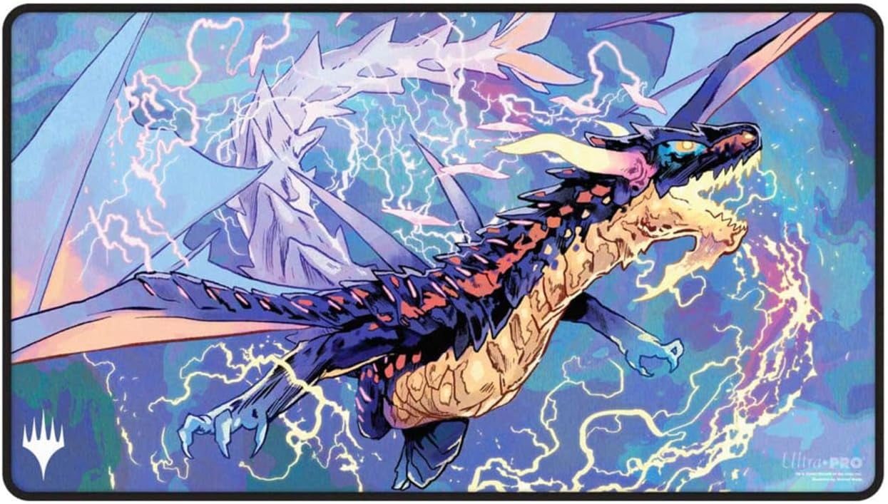 Ultra PRO: Black Stitched Playmat - Tarkir: Dragonstorm (Mardu ...
