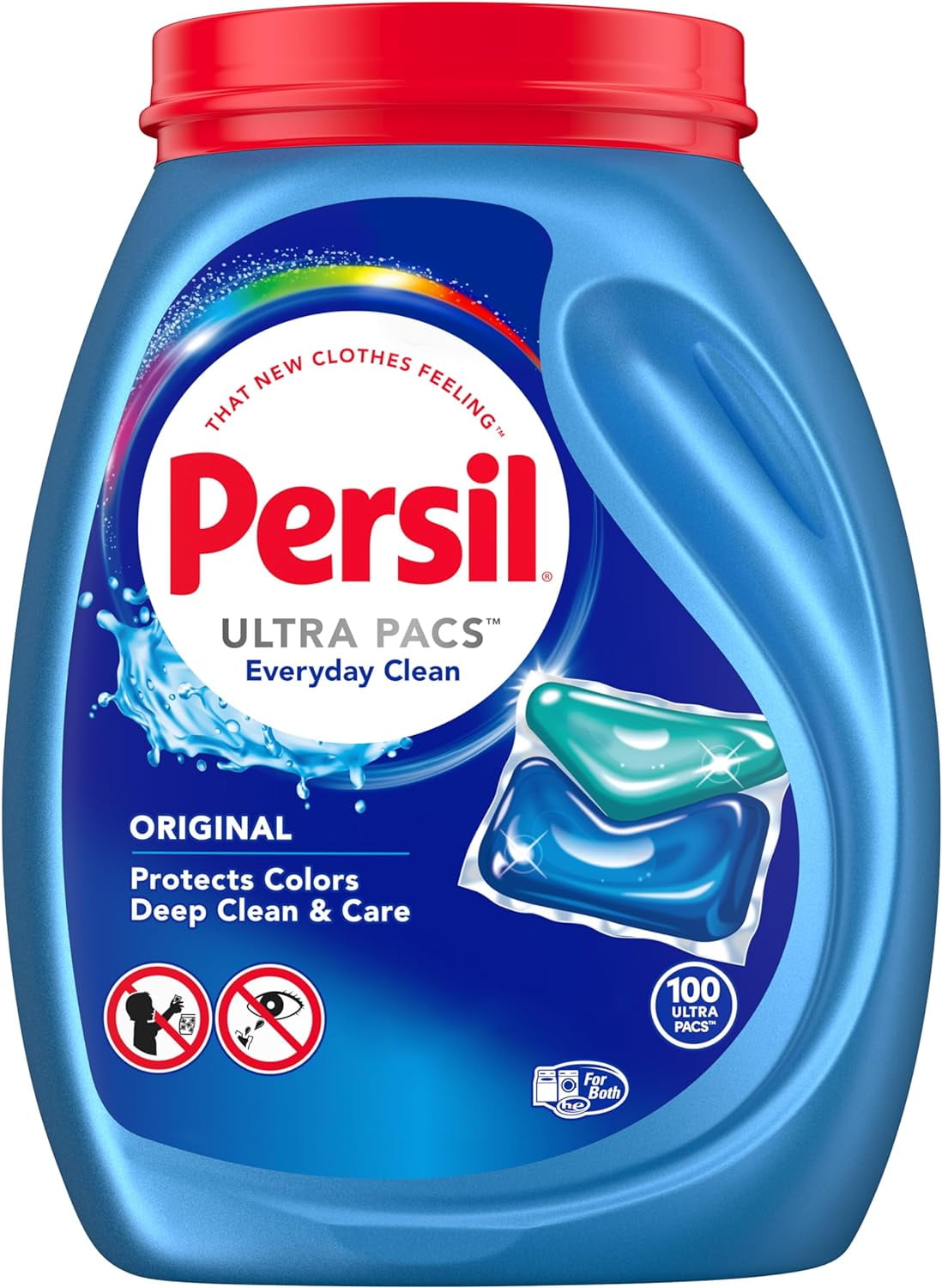 Ultra Pacs Original Everyday Clean Laundry Detergent, 100 Count ...