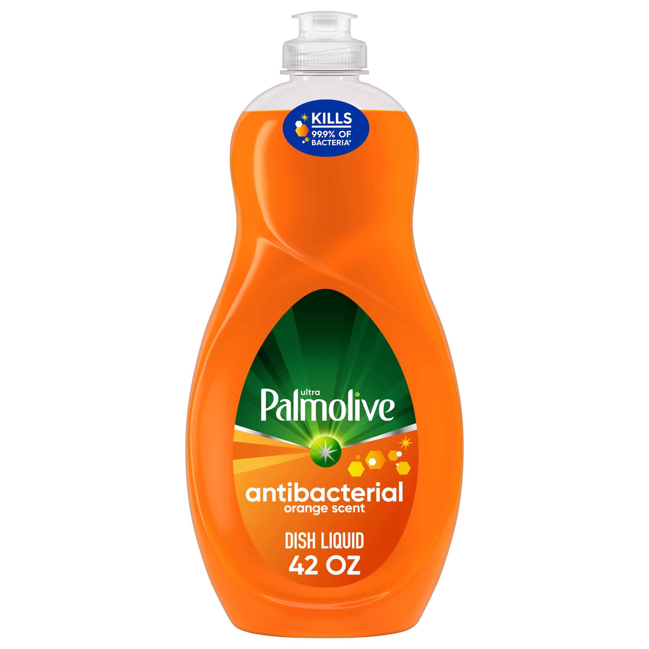 Palmolive Ultra Dish Liquid, Orange Scent, Mess-Free, Easy-Flip Cap, 42 ...