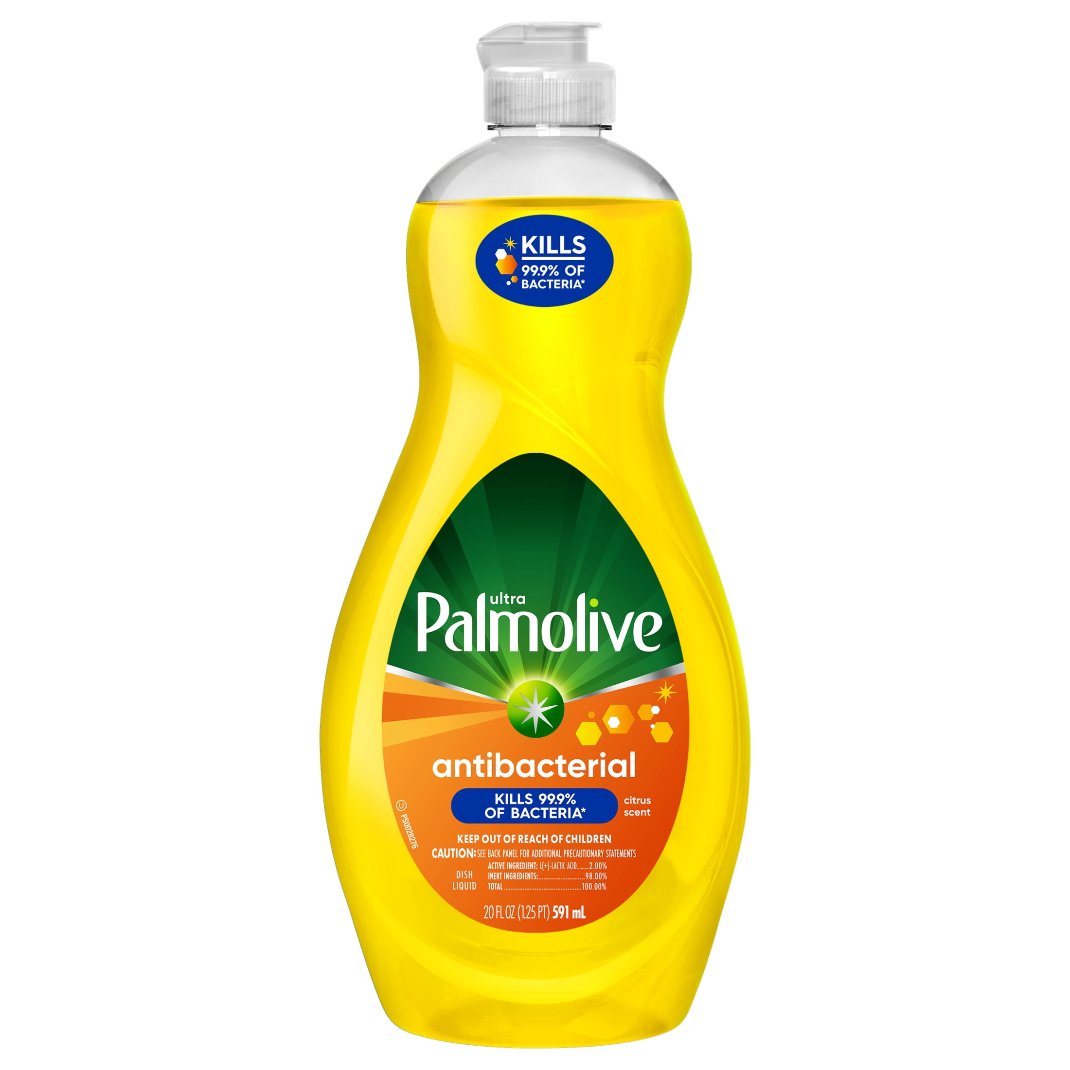 Ultra Palmolive Antibacterial Dish Liquid, Citrus Scent - 20 Fluid ...
