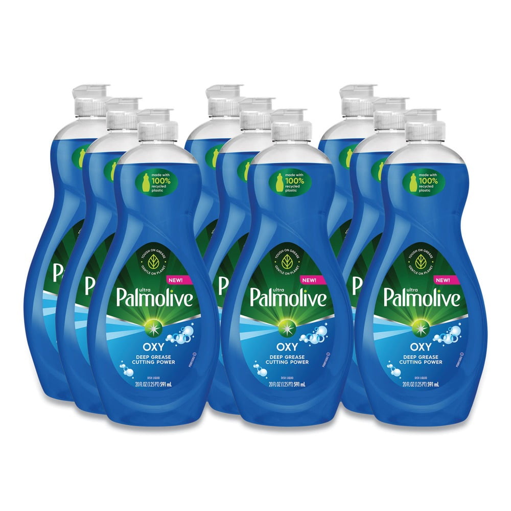 Ultra Palmolive US04229A Dishwashing Liquid, Unscented, 20 Oz Bottle, 9 ...