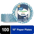 Ultra Paper Plates, 10”, White, 100 Count - Walmart.com