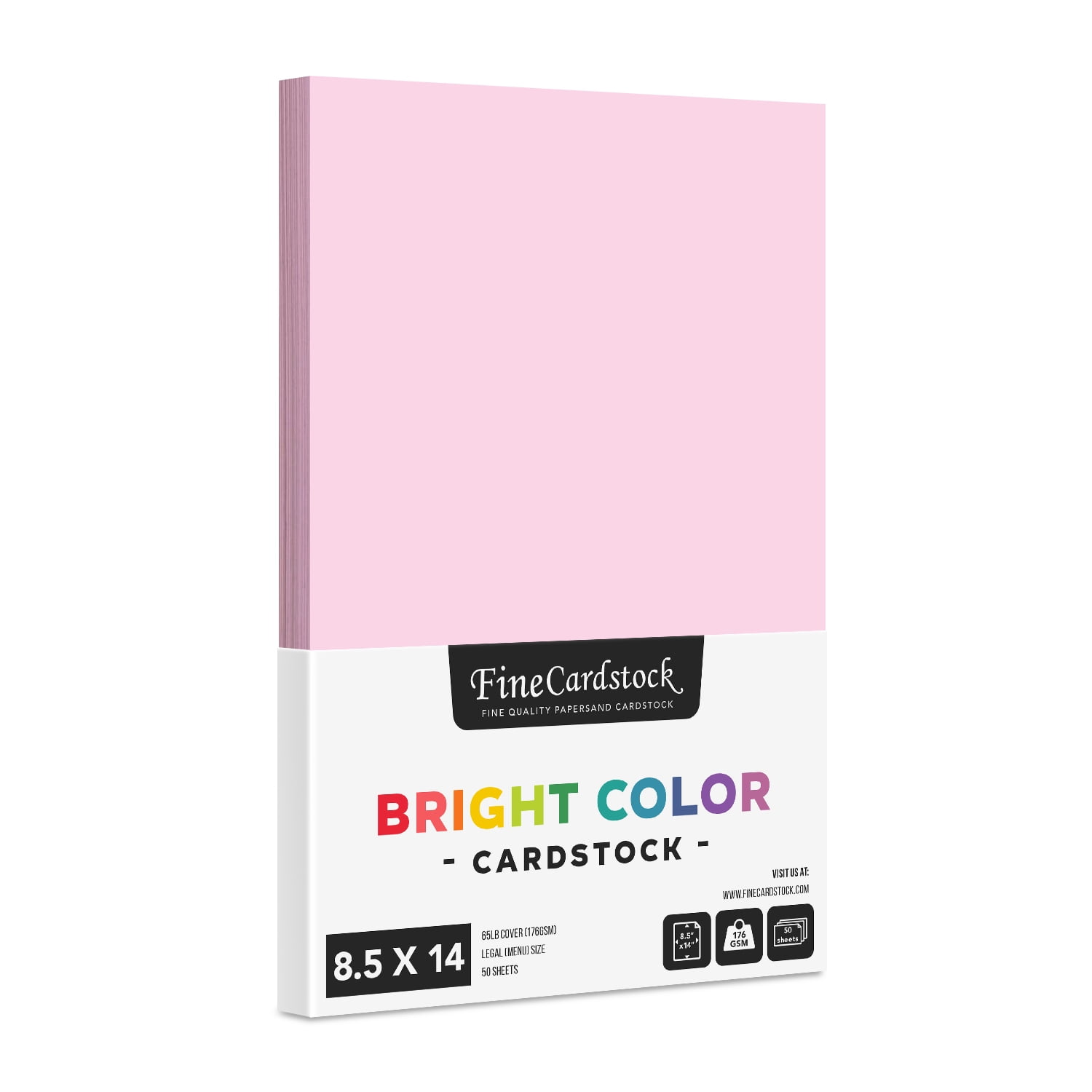 Ultra Pink Bright Color Cardstock Paper – Great for Arts and Crafts ...