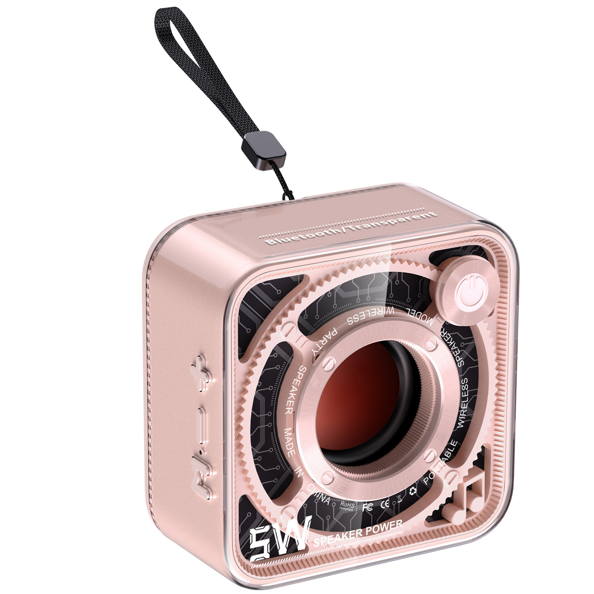 Cccanaooolceie Ultra-Portable, High-Volume Stereo Sound Mini Bluetooth ...