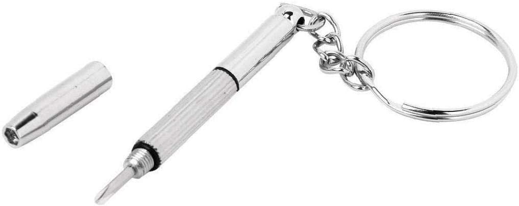 Ultra-Portable Textured Grip Optical Keychain Mini Screwdriver, Multi ...