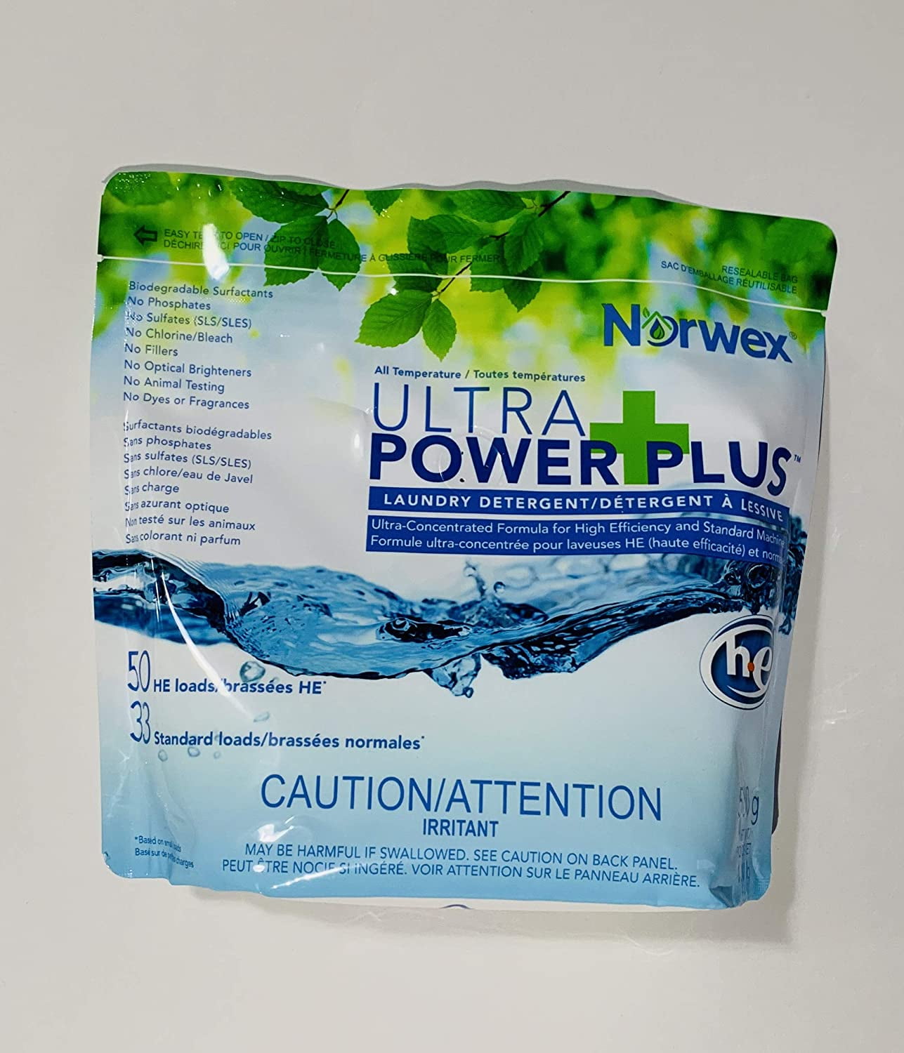 Ultra Power Plus Powder Laundry Detergent, Concentrated, Excellent For ...