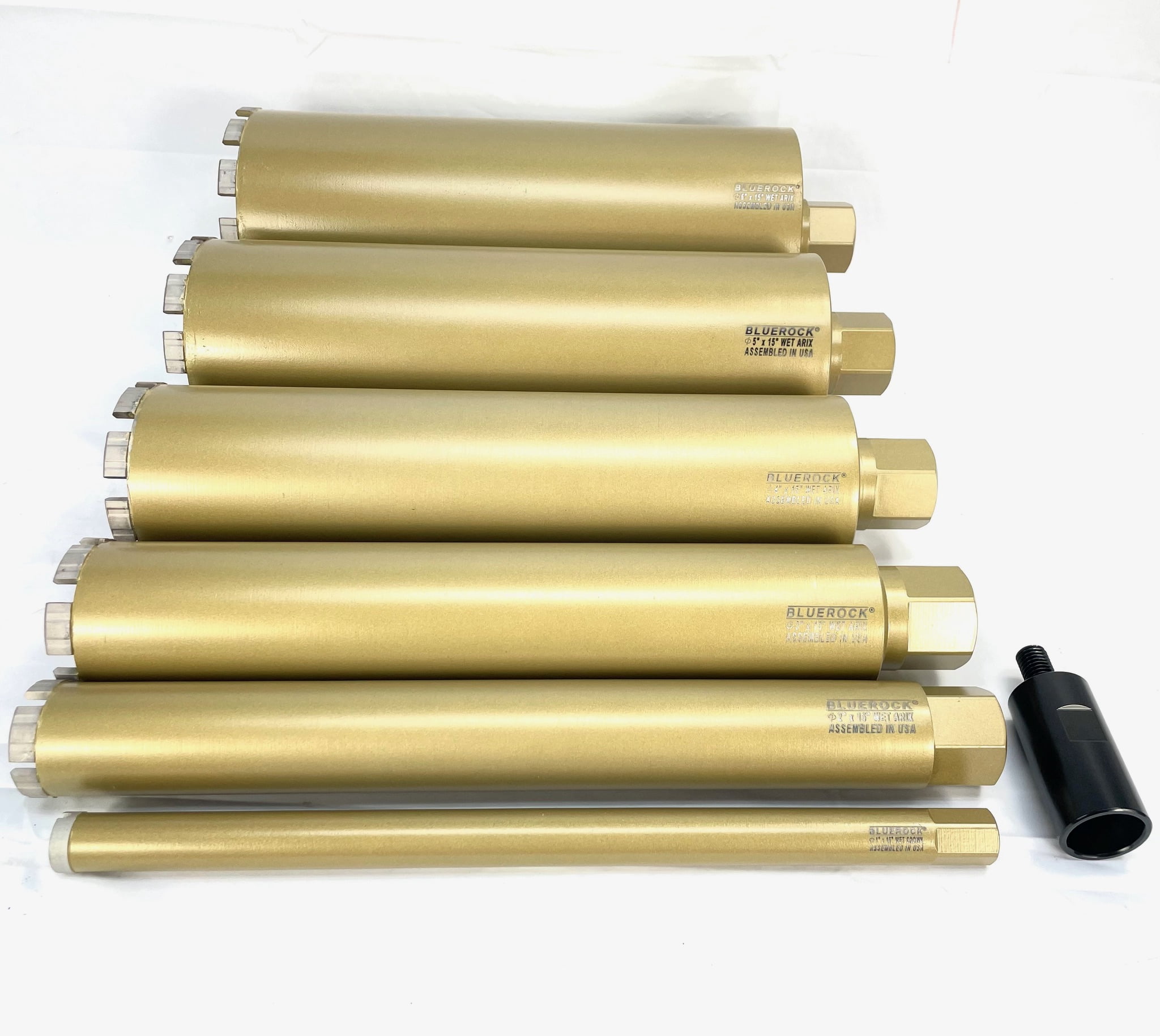 Ultra Premium 1" - 6" Diamond WET Coring Bit Set for Concrete Core ...