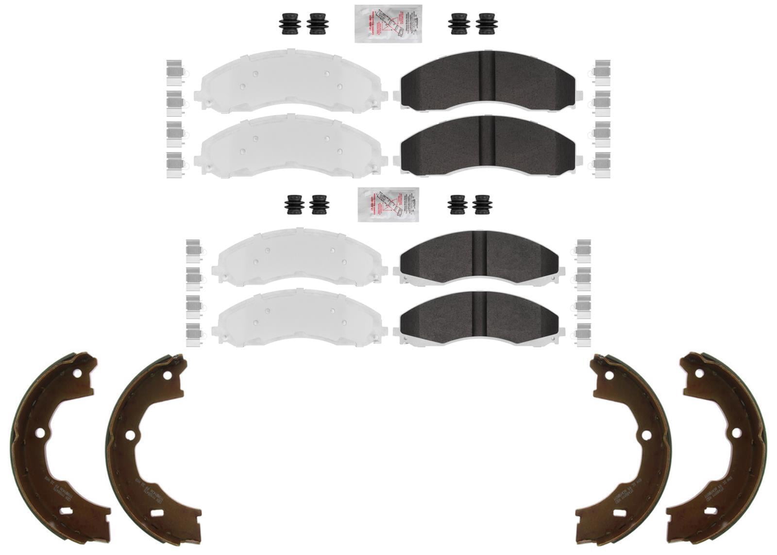 Ultra Premium 2PC Fleet Frt Rr Galvanized HD Disc Brake Pads - Canadian ...