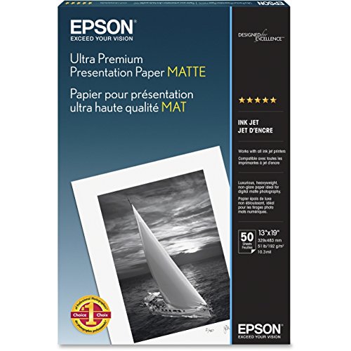 Ultra Premium Matte Presentation Paper, 13 x 19, White, 50/Pack ...