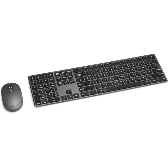Ultra Premium Wireless Keyboard and Mouse Combo - Rechargeable, Ultra ...