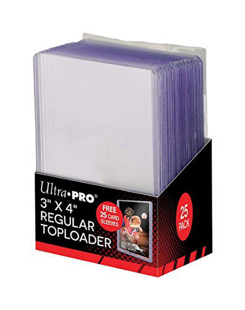 Ultra Pro 3" X 4" Regular Toploader (25ct) - Walmart.com