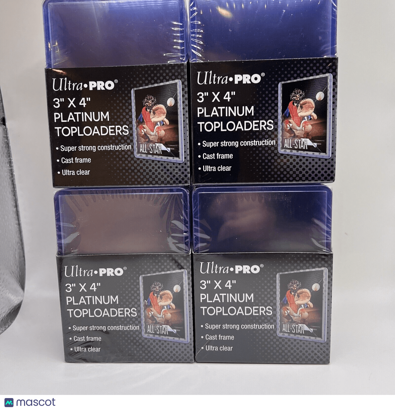 Ultra Pro 3X4 PLATINUM Toploaders 35pt 4 Packs of 25 for Standard Sized Cards - Walmart.com