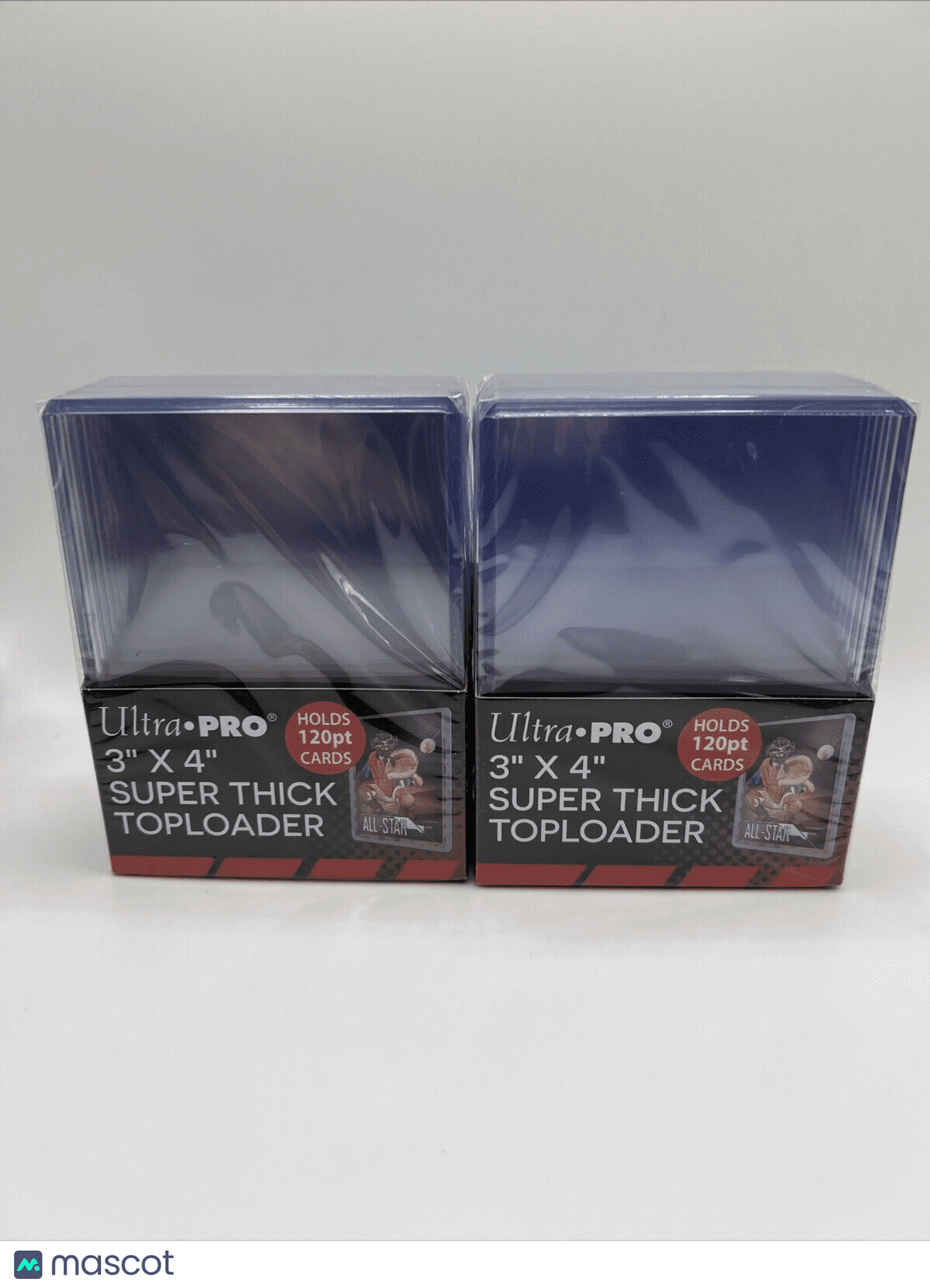 Ultra Pro 3X4 Super Thick Toploaders 120pt Point 2 Packs of 10 for ...