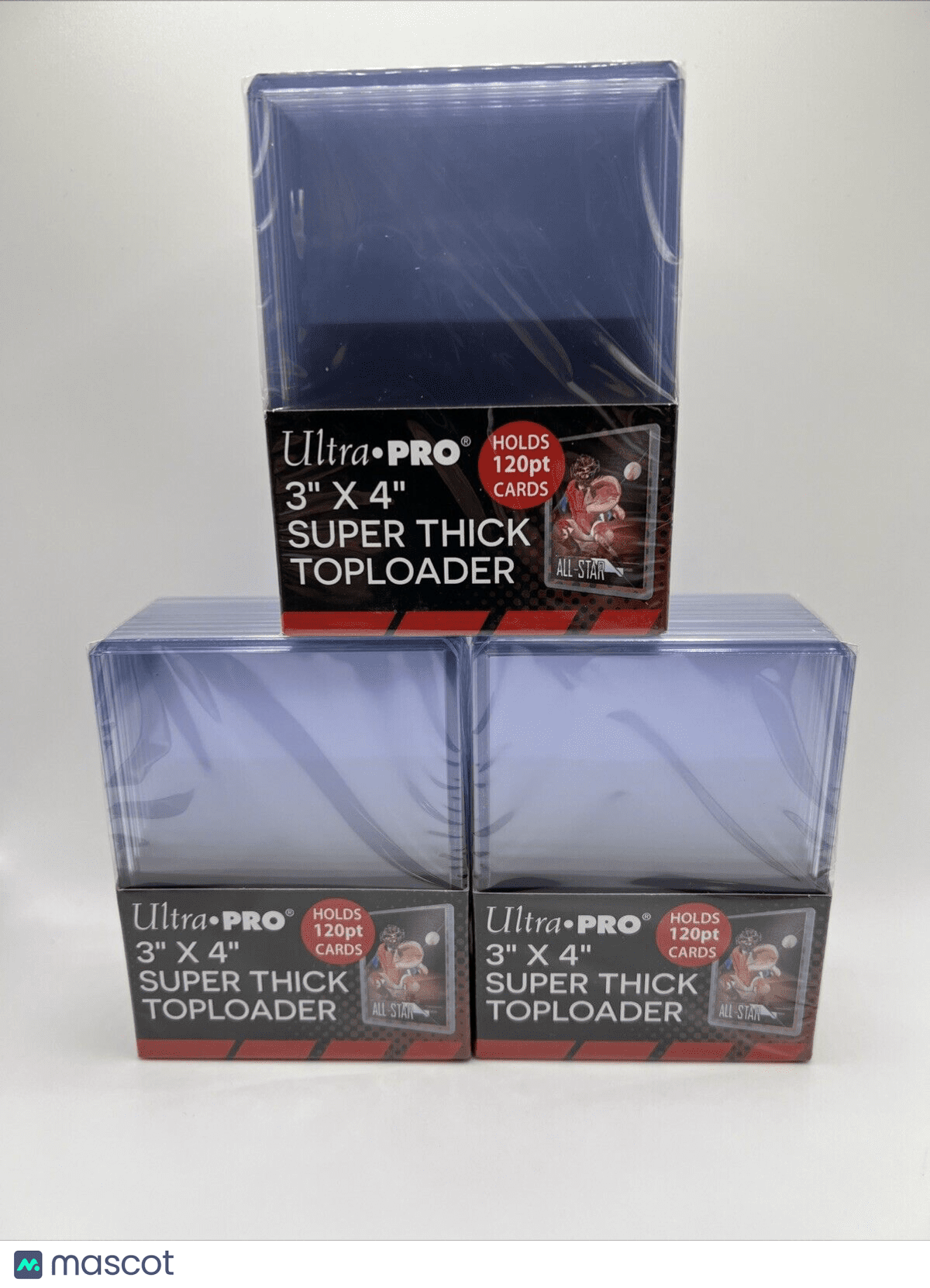 Ultra Pro 3X4 Super Thick Toploaders 120pt Point 3 Packs of 10 for ...