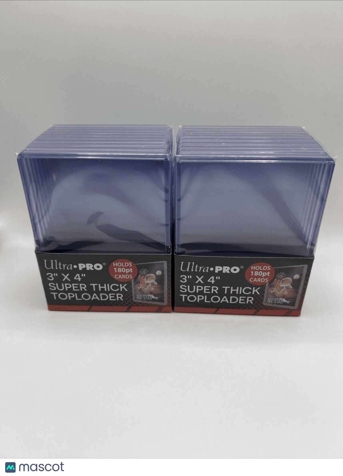 Ultra Pro 3X4 Super Thick Toploaders 180pt Point 2 Packs of 10 for ...