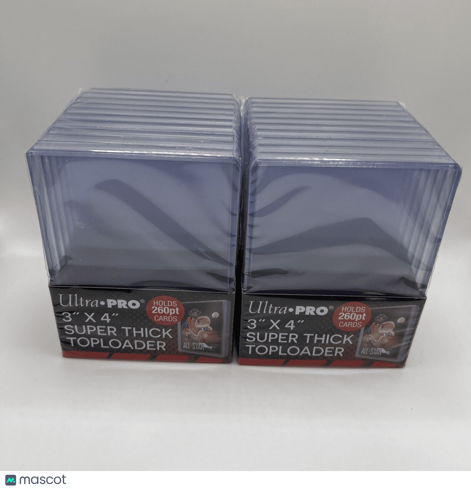 Ultra Pro 3X4 Super Thick Toploaders 2 Packs of 10 for up to 260pt ...