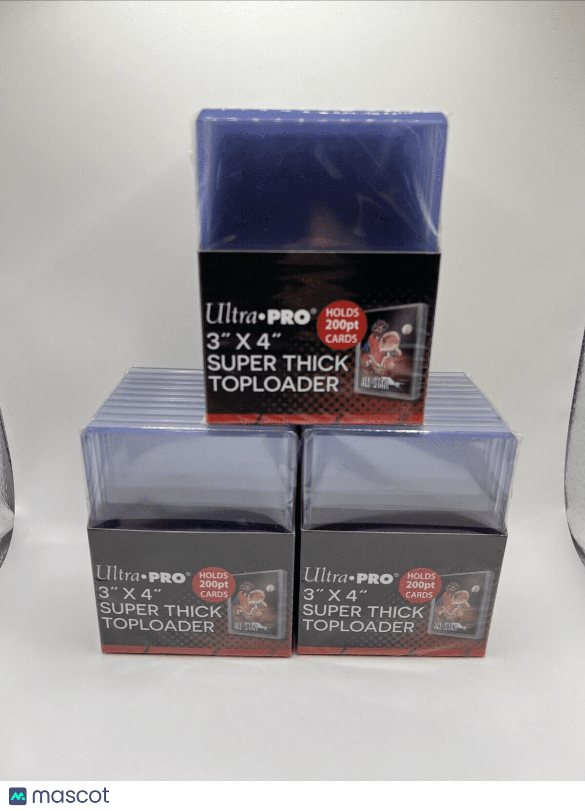 Ultra Pro 3X4 Super Thick Toploaders 3 Packs of 10 for up to 200pt ...