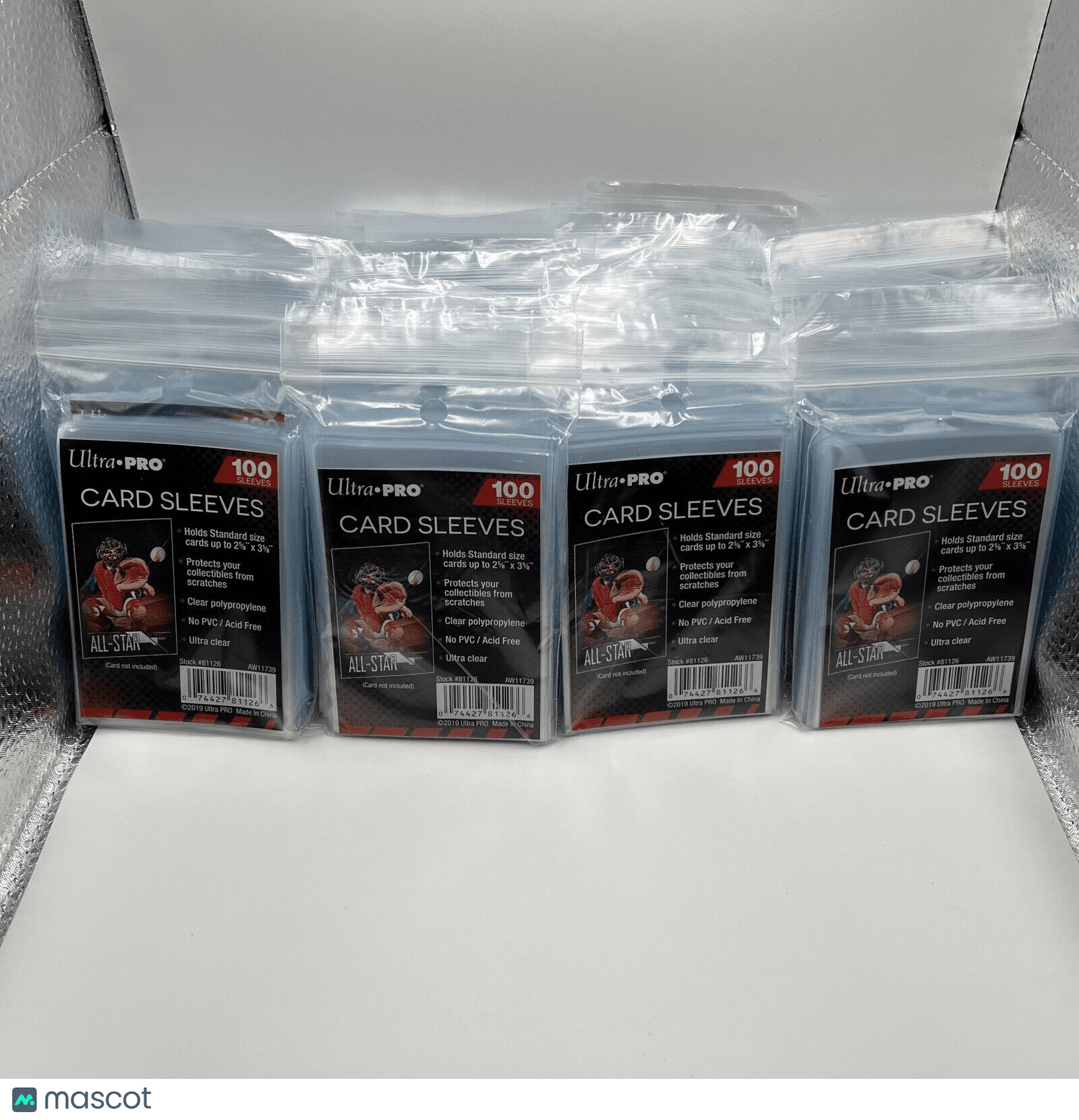 Ultra Pro Penny Card Soft Sleeves 40 Packs of 100 for Standard Cards ...