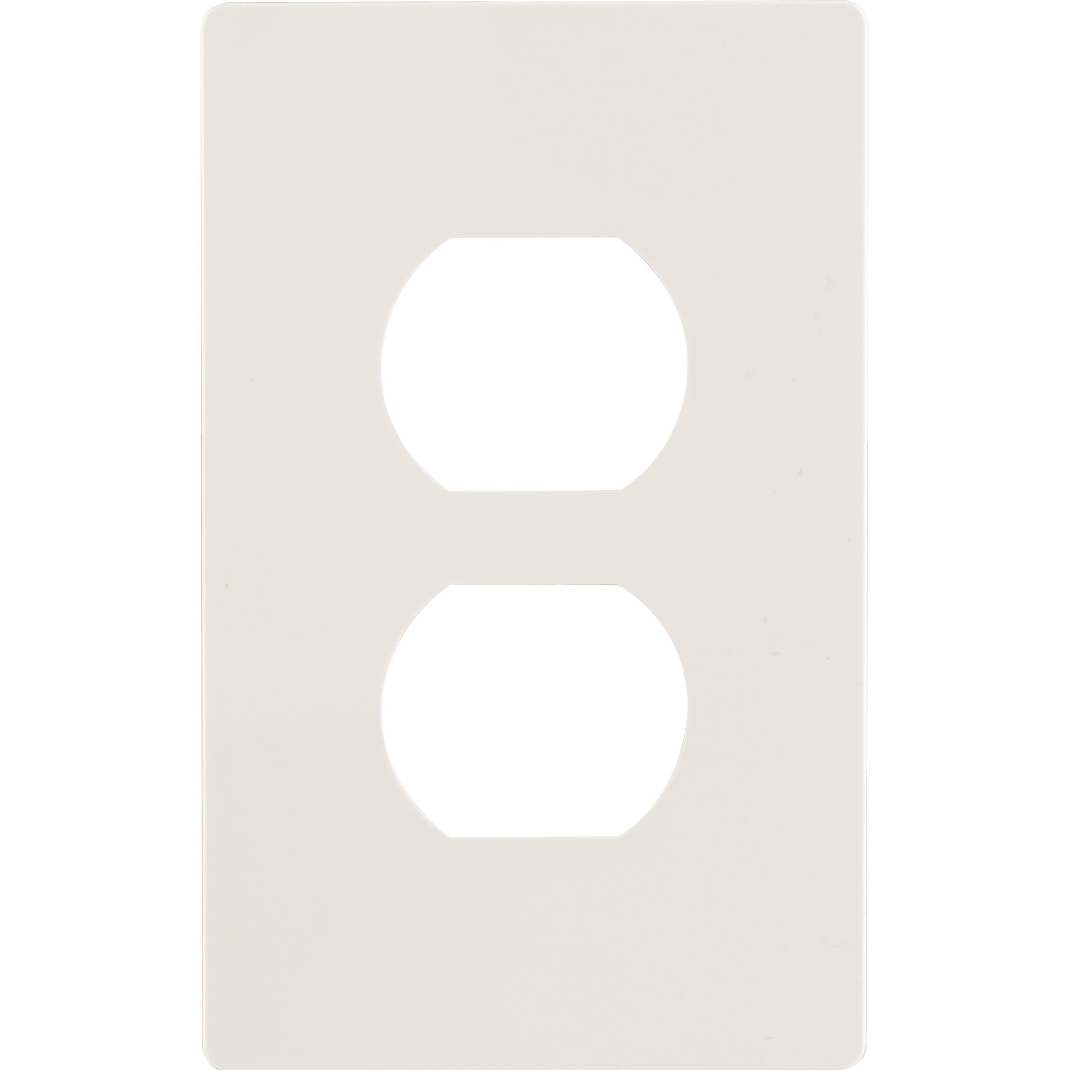 GE Screwless Wallplate Almond for Duplex Receptacle, Easy Installation ...