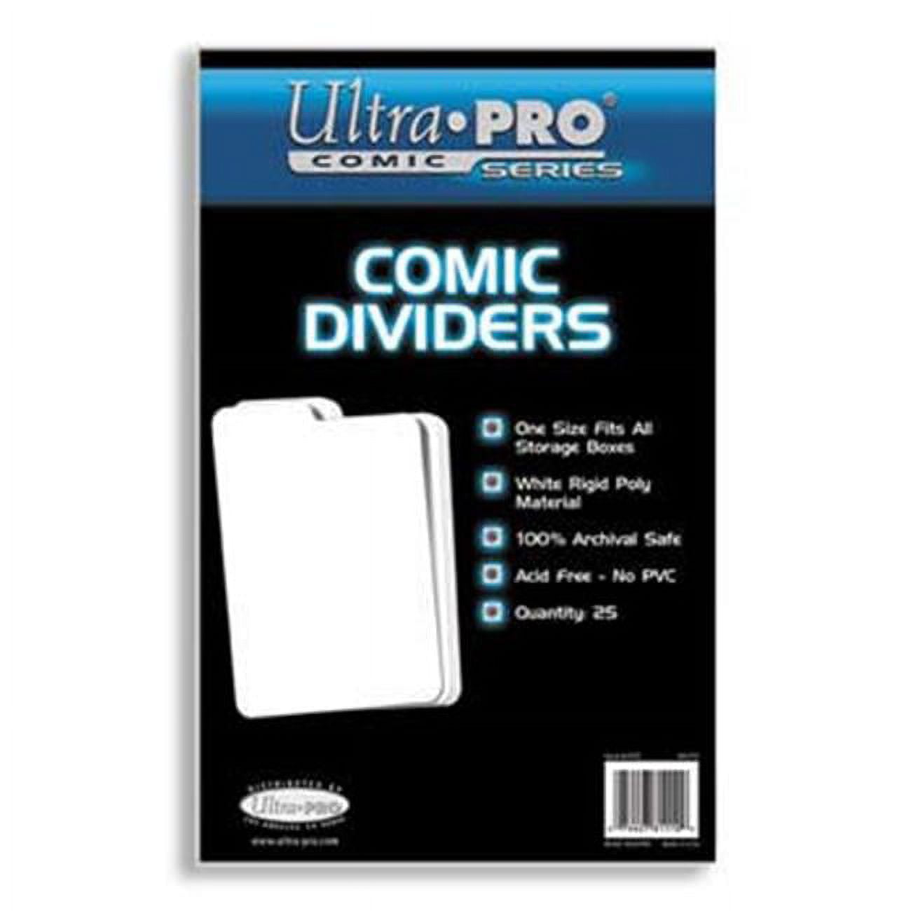 Ultra Pro USA White Comic Dividers 25ct Hard Cardboard Comic Book ...