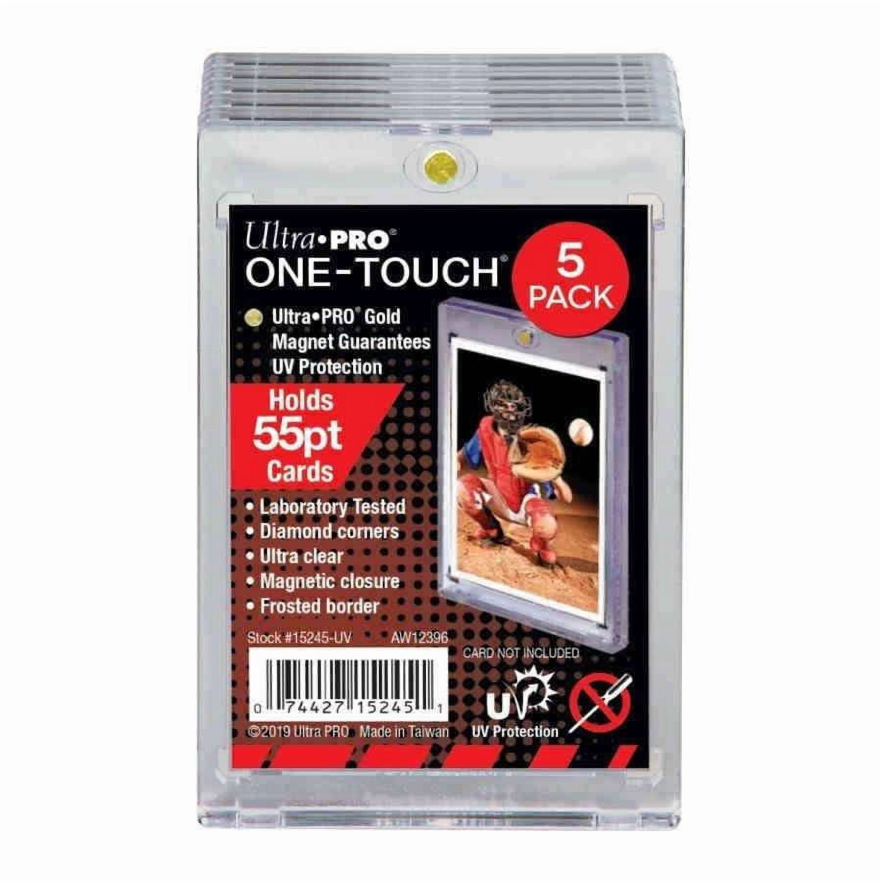 Ultra Pro UV ONE-TOUCH Magnetic Holder Holds 130 Pts Card (5Pack ...