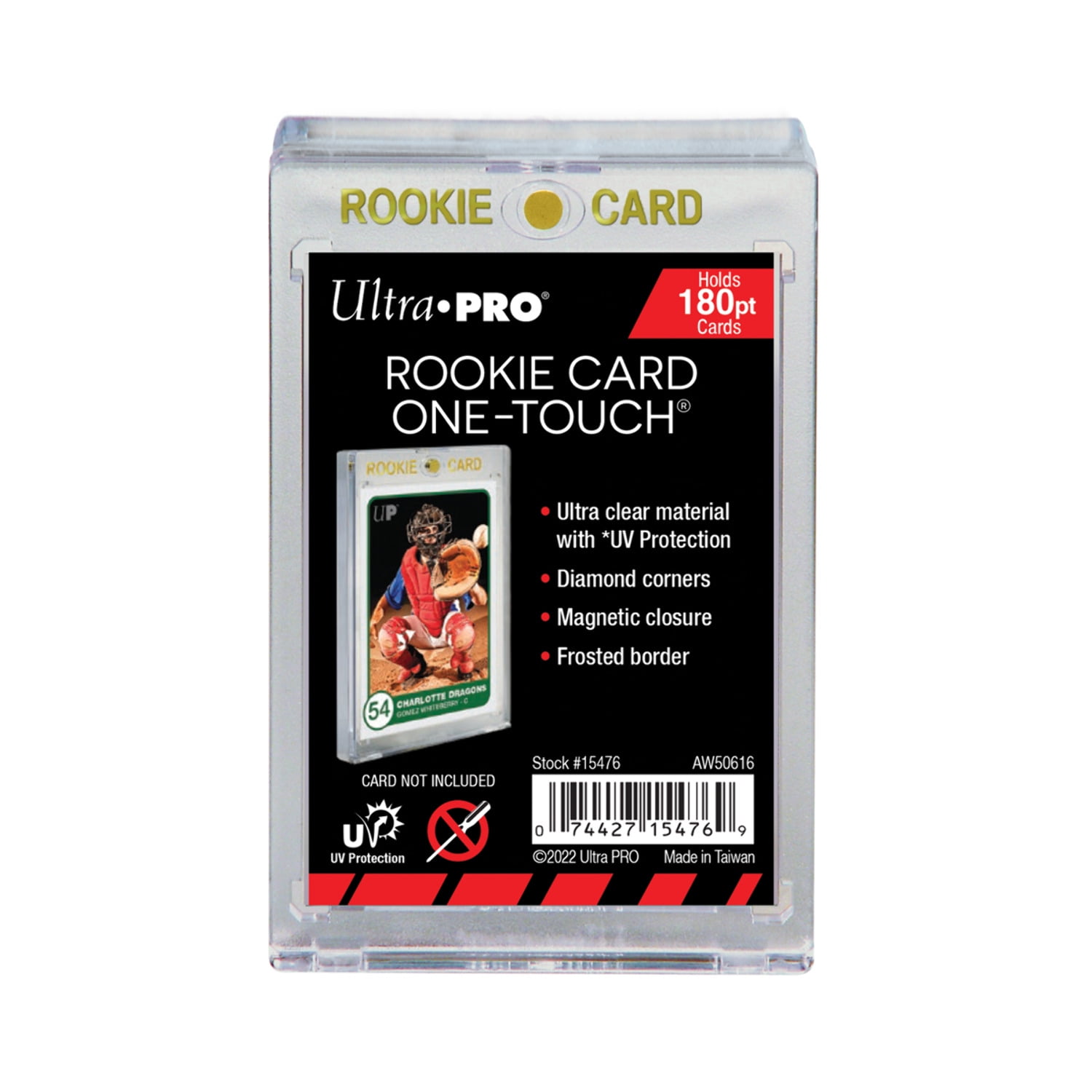 Ultra Pro UV ONE-TOUCH Rookie Card Magnetic Holder Holds 180 Pts Cards ...