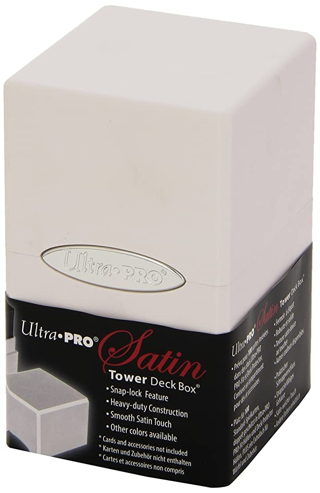 Ultra Pro White Satin Tower Deck Boxes - Walmart.com