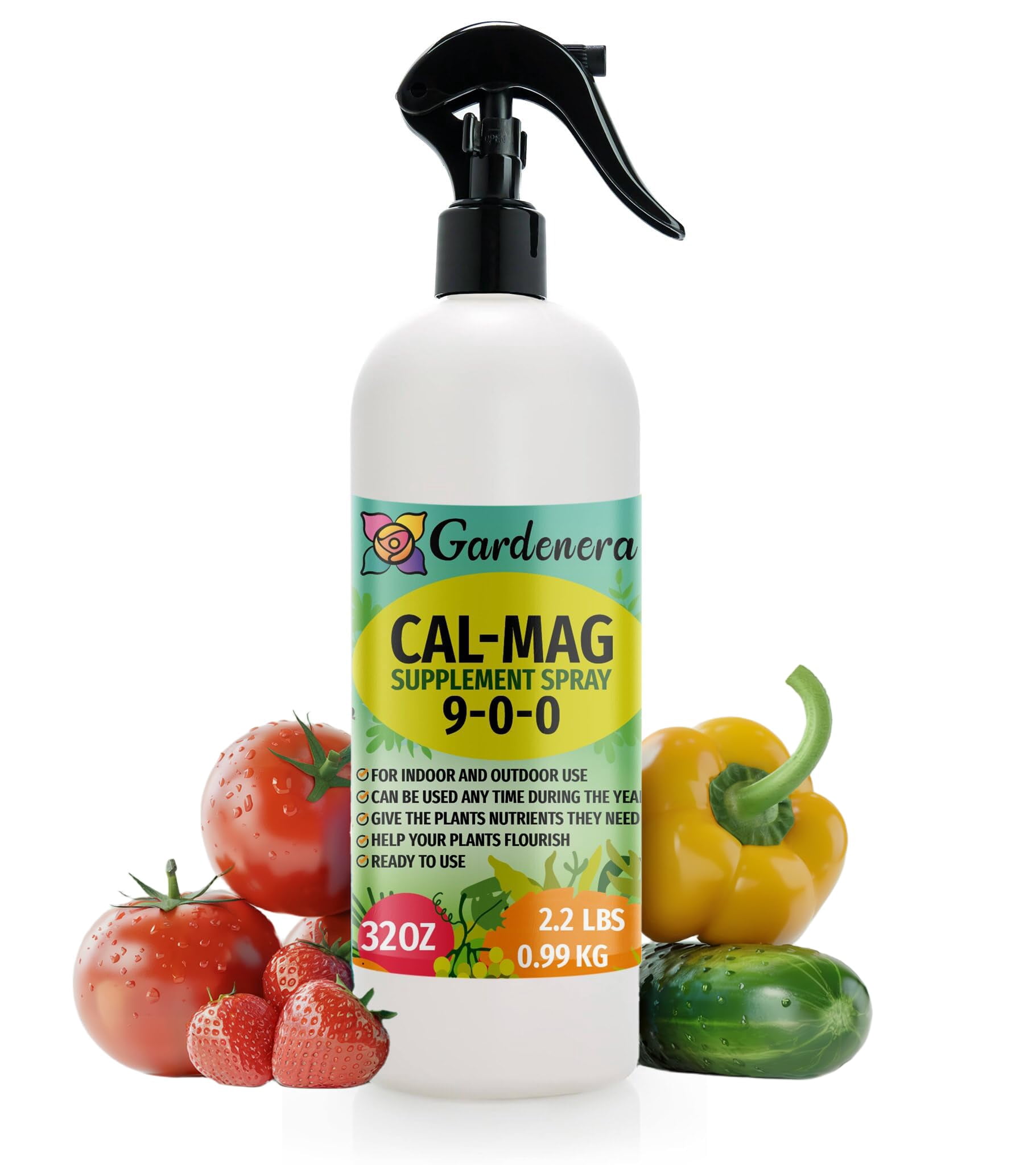 𝐏𝐑𝐄𝐌𝐈𝐔𝐌 Ultra Pure Professional Grade Cal-Mag Fertilizer Spray - 32oz ...