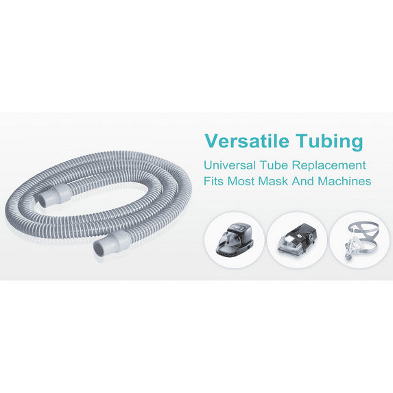 Ultra-Quiet Performance CPAP Hose with Tubing Connector, 6ft, Fits All ...