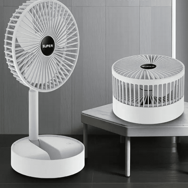 Ultra-Quiet USB Desk Fan - Portable Cooling Fan for Office Home Camping ...