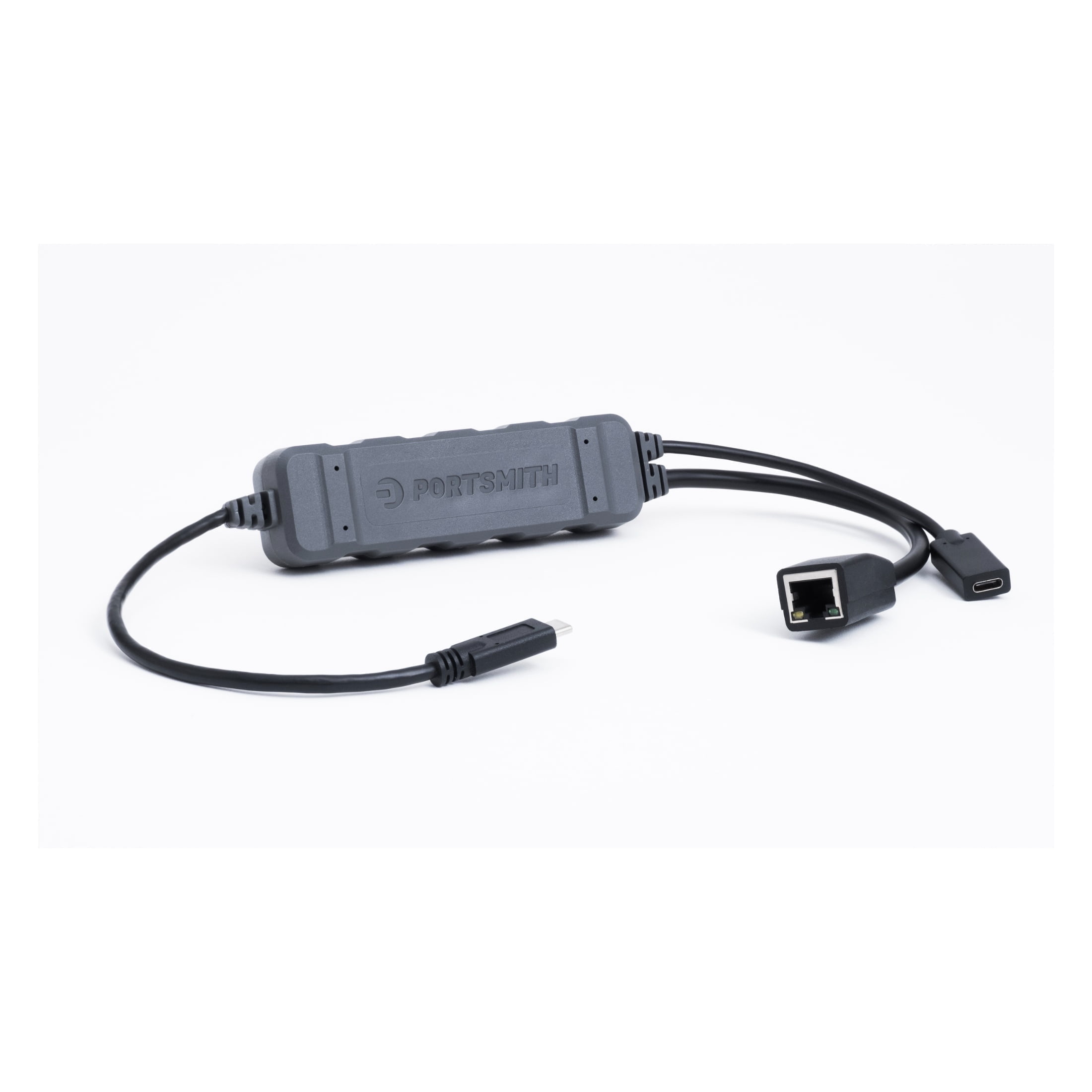 Ultra‑rugged USB‑C to Gigabit Ethernet Adapter with Power Passthrough ...
