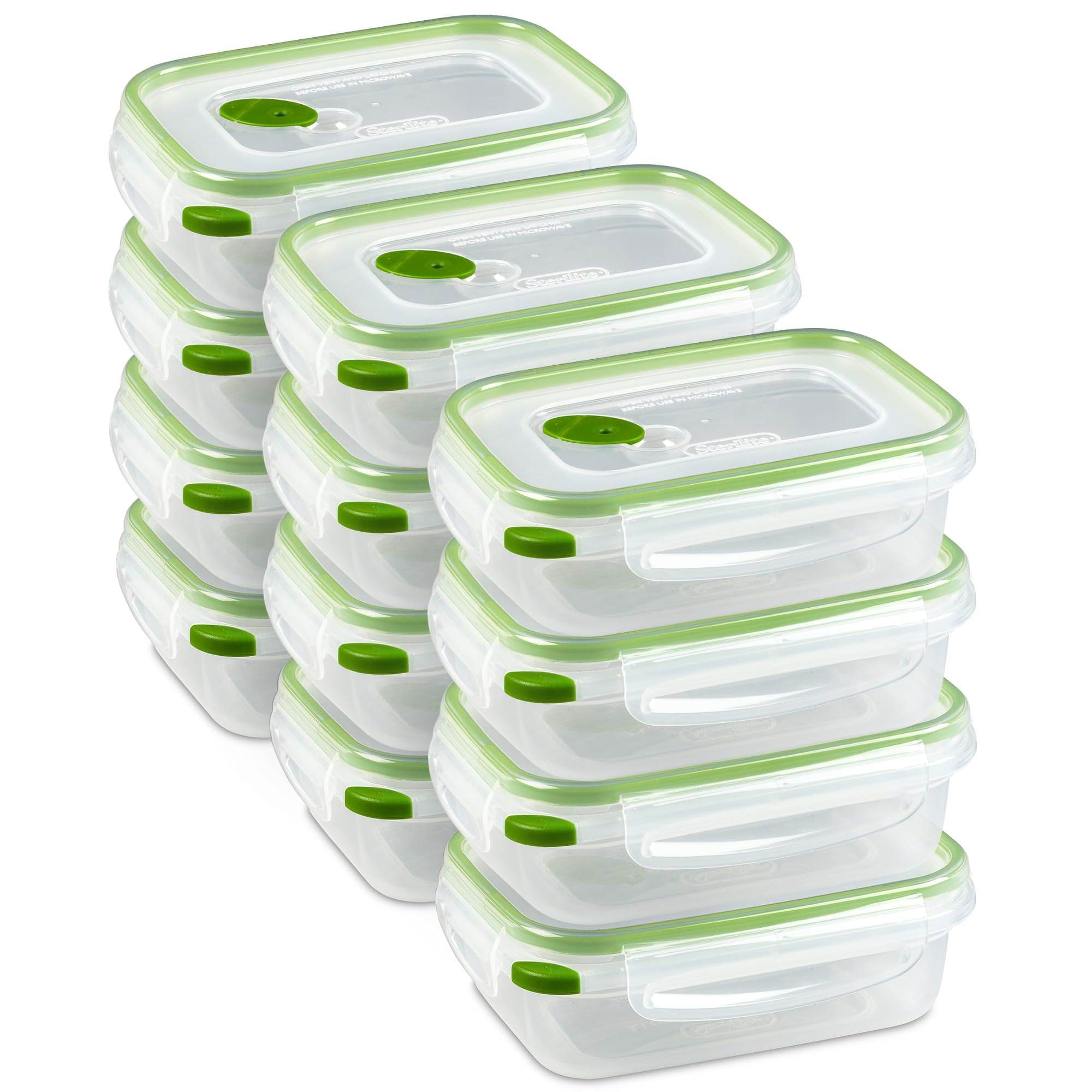 Ultra-Seal 3.1 Cup Rectangle Food Storage Containers, Airtight Latching ...