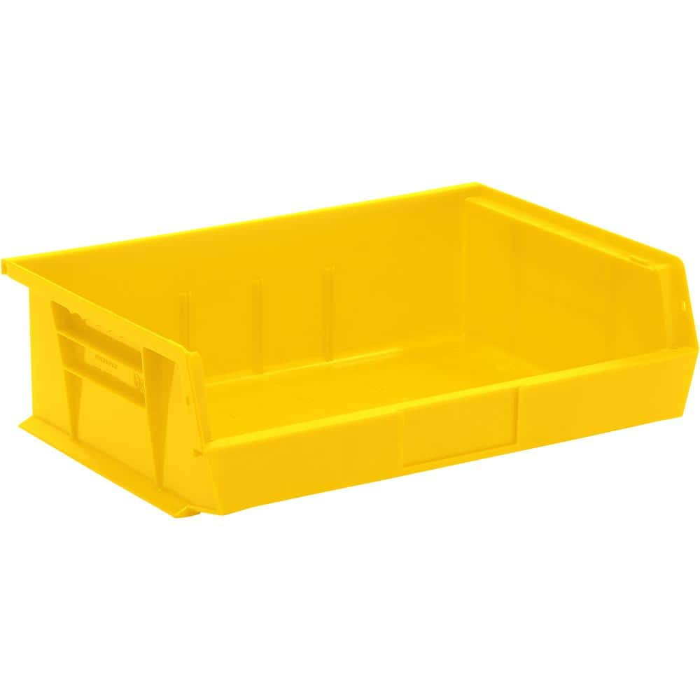Ultra Series 7.5 Qt. Stack and Hang Bin in Yellow (6-Pack) - Walmart.com