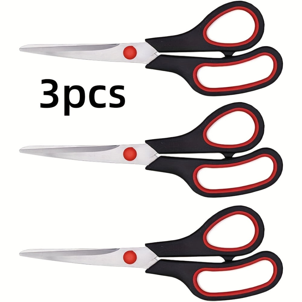 Ultra Sharp 8.5" Stainless Steel Scissors, Ergonomic Comfort-Grip ...